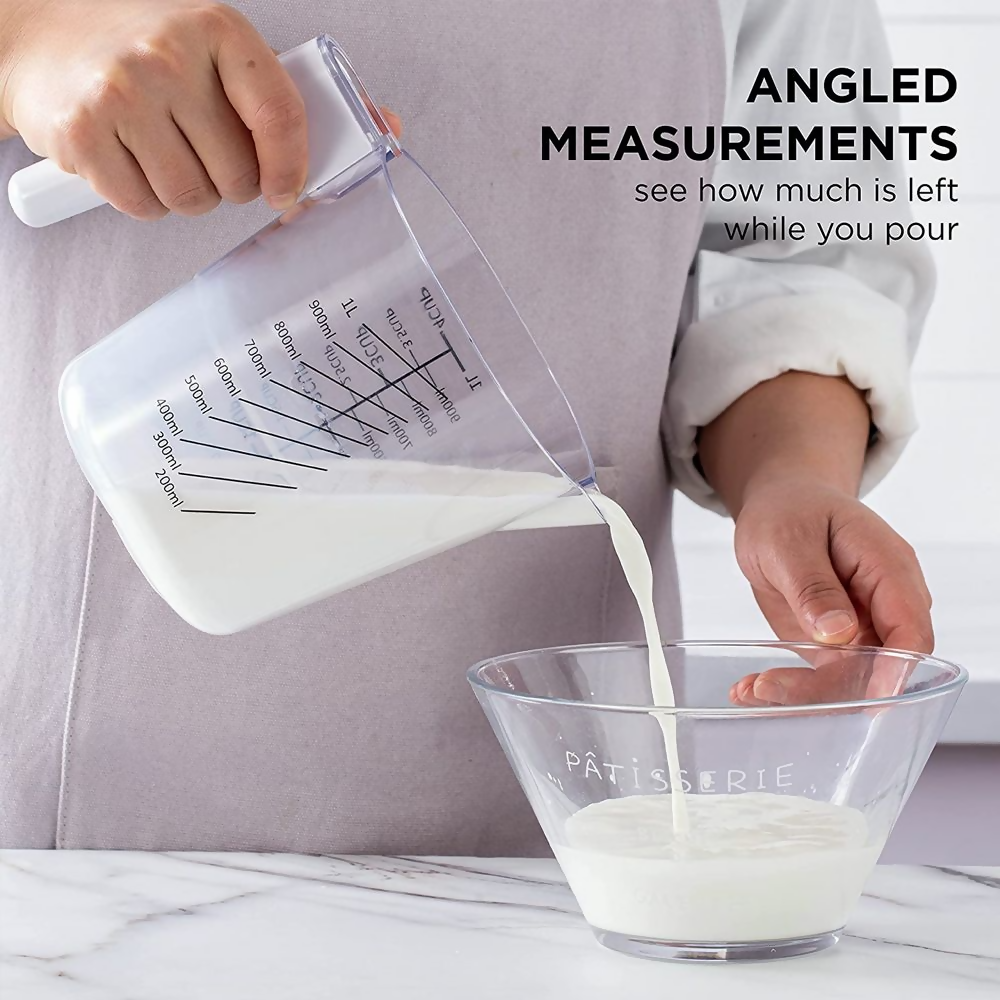 Stackable Liquid Measure Cup Dry Measuring Cups Set - 9 Pieces ...