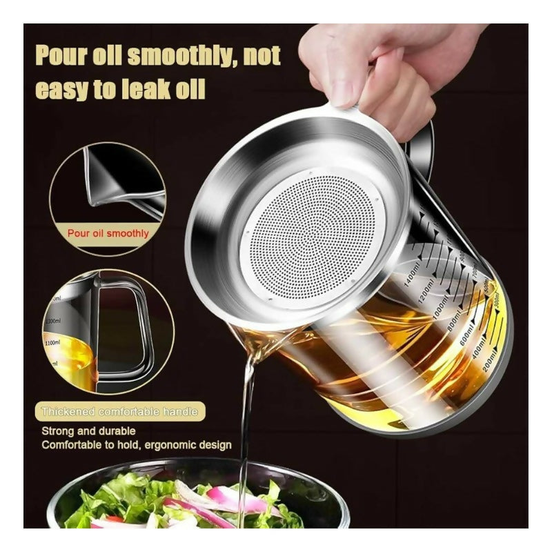 Lead-Free Borosilicate Glass Cooking Oil Pot – WooTech Online ...
