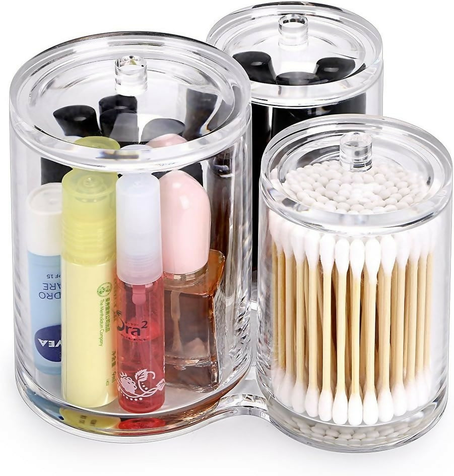 3 Piece Acrylic Clear Bathroom Organizer – WooTech Online Wholesaler In SA