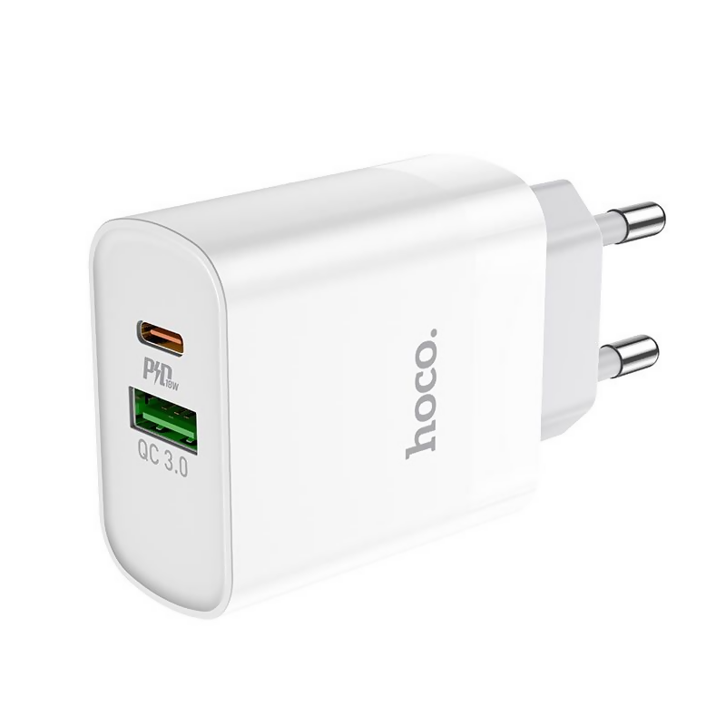 20W USB-C Fast Travel Charger with Dual USB-C & USB-A Ports - C80A ...