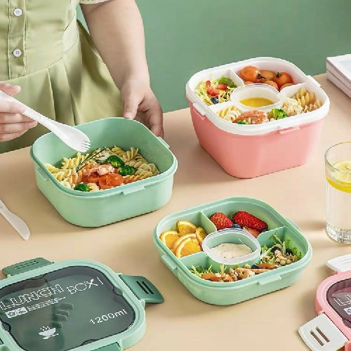 Salad Container with Dividers – WooTech Online Wholesaler In SA