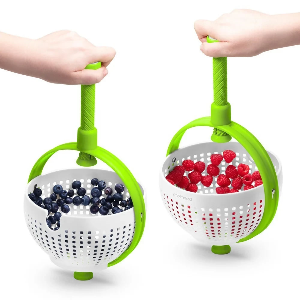 Multifunctional Fruit and Vegetable Washer Dryer Drainer - Rotating Dr ...