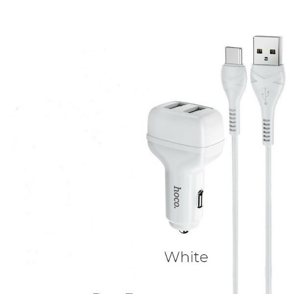 Car charger “Z36 Leader” dual port set with cable – WooTech Online ...