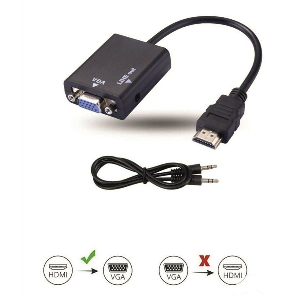 HD Conversion Cable with VGA and Audio Output – WooTech Online Shopping ...