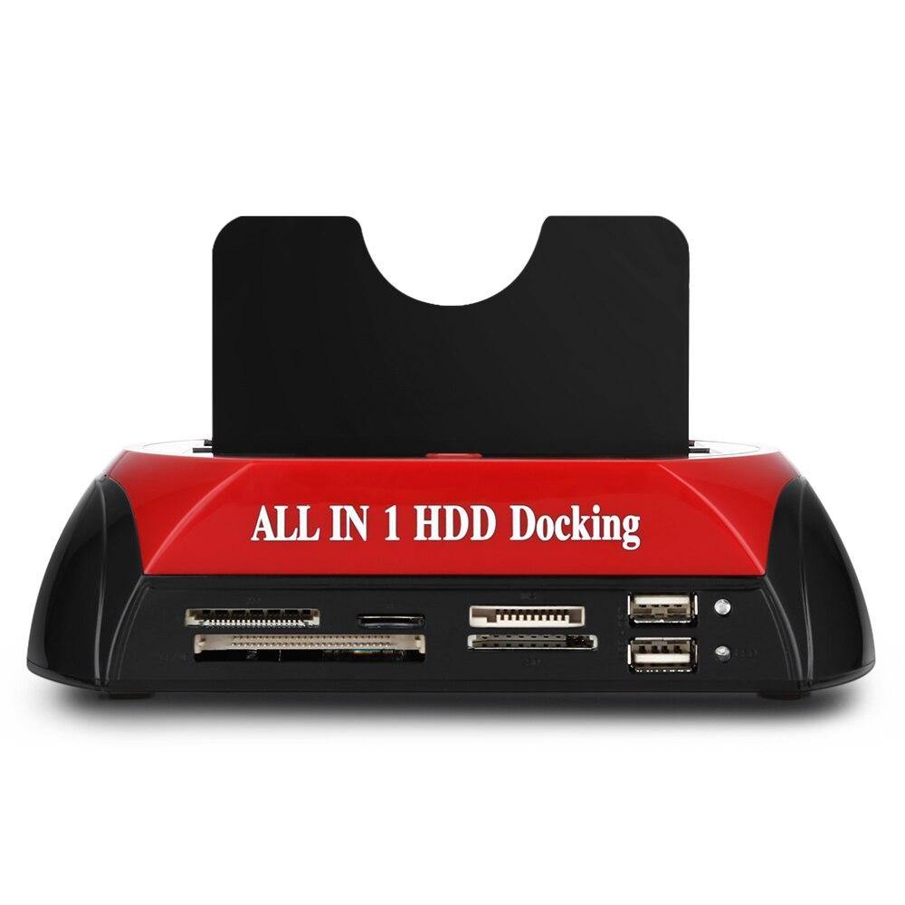 All-in-1 Dual Hard Drive HDD Docking Station with One Touch Backup for ...
