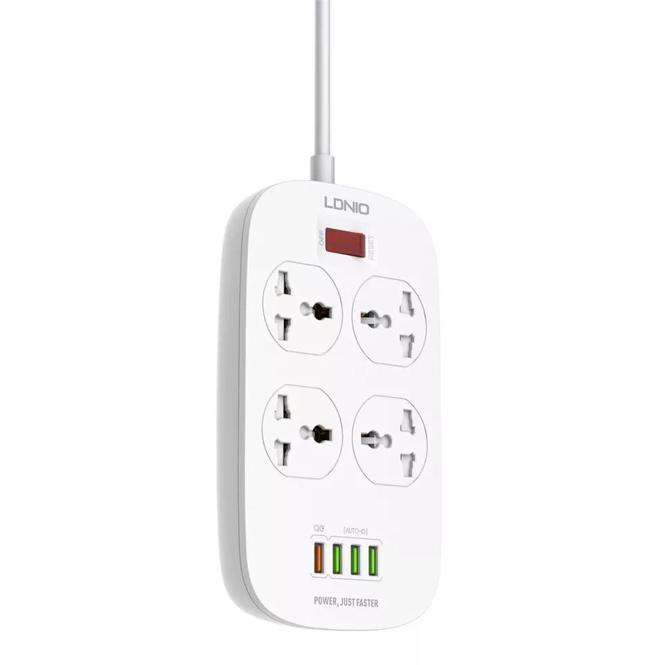 Ldnio Universal power Socket with 4 Usb Charger – WooTech Online ...